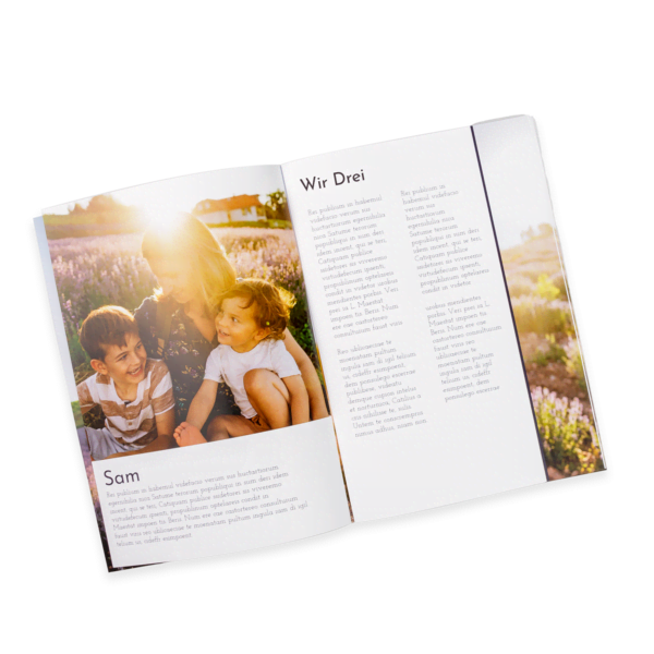 Zeitschrift im A5 Format | Magazin gestalten | Fotofabrik