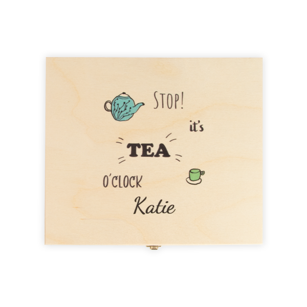 Theedoos | Theedoos graveren of bedrukken | Fotofabriek