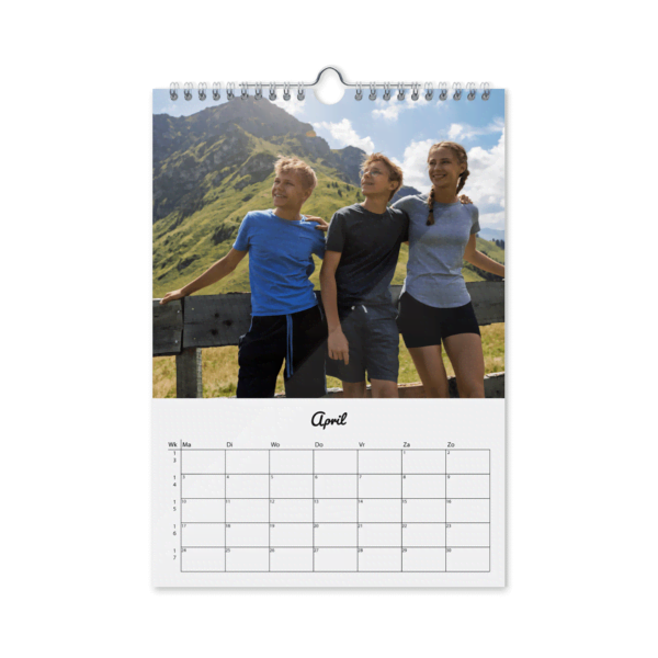 Je eigen staande jaarkalender maken op A4 formaat!